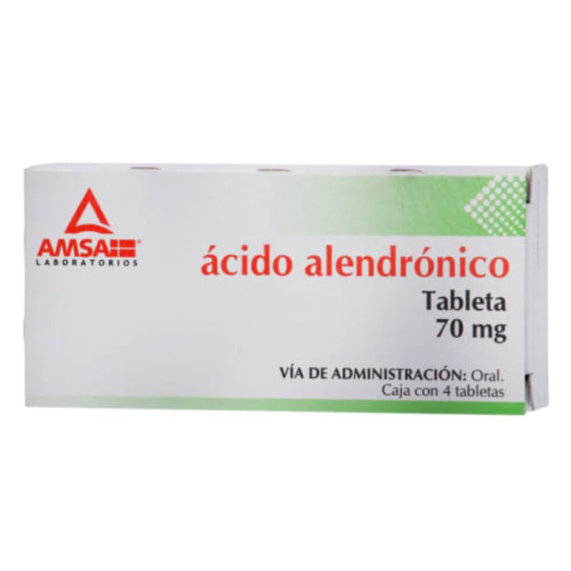 ACIDO ALENDRONICO TAB. 70 MG. C/4 – Farma Leal