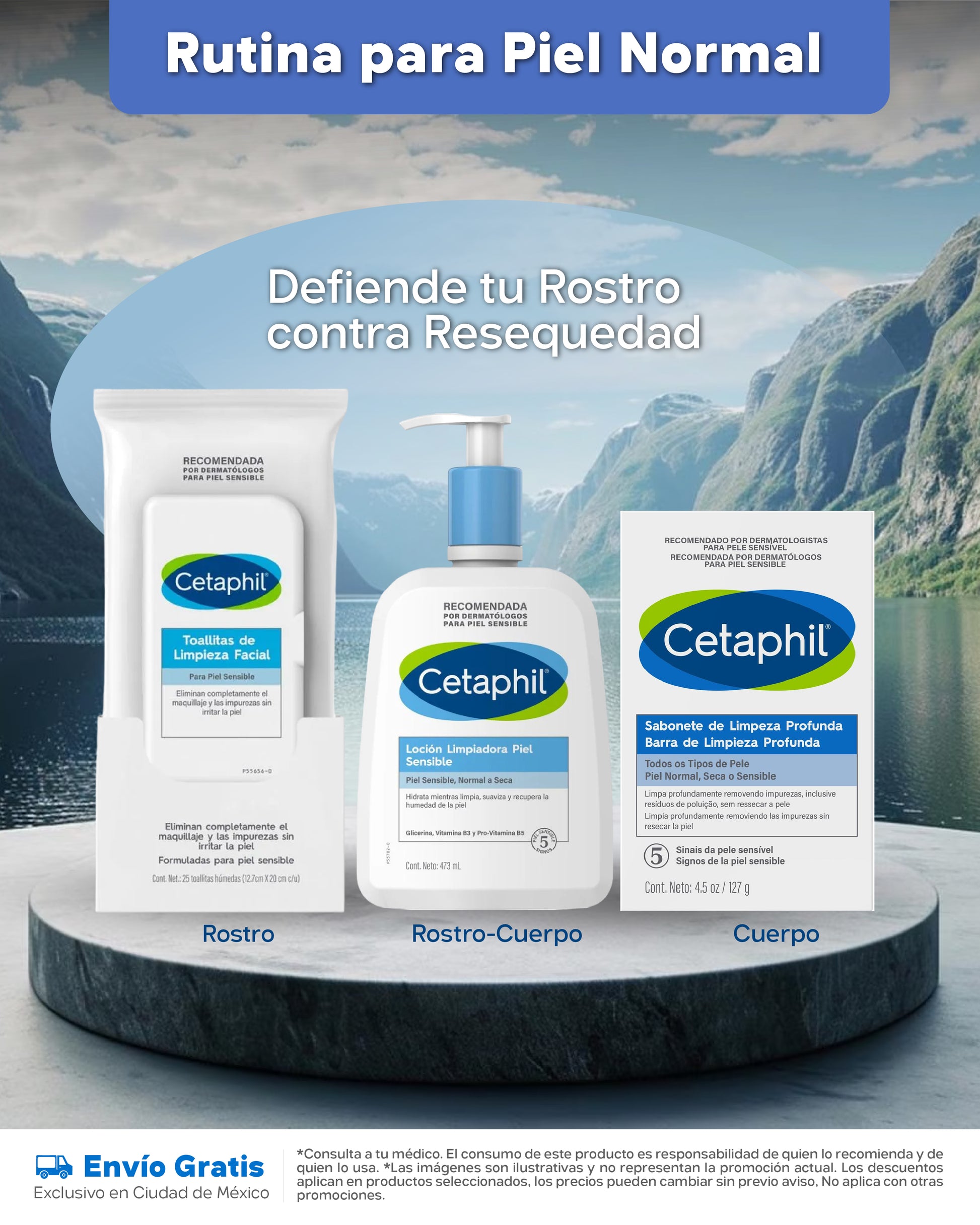 KIT CETAPHIL PARA PIEL NORMAL – Farma Leal