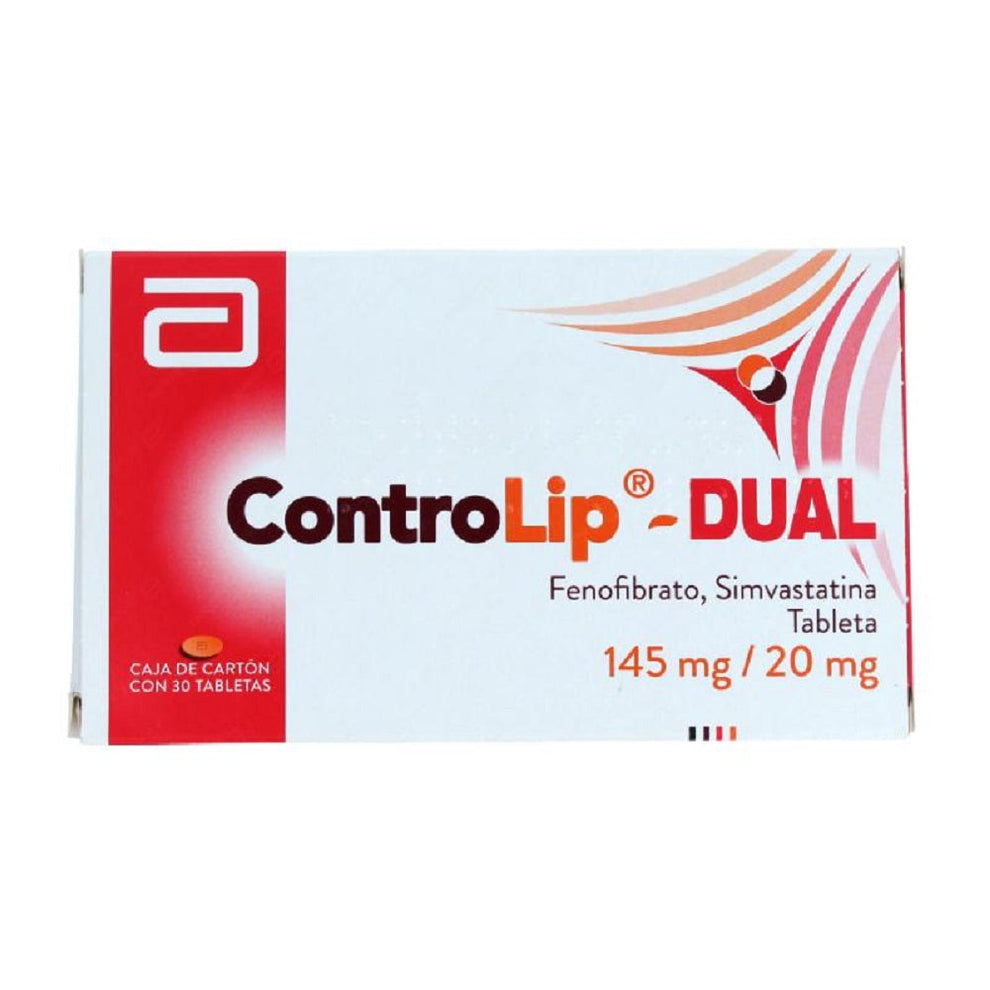 CONTROLIP DUAL 145/20MG 30TAB – Farma Leal