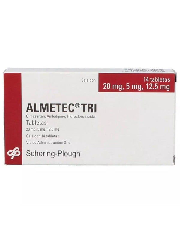 ALMETEC TRI 20/5/12.5 MG 14 TAB – Farma Leal