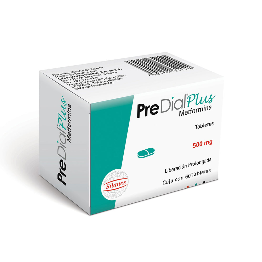 PREDIAL PLUS 500MG - TAB 60 – Farma Leal