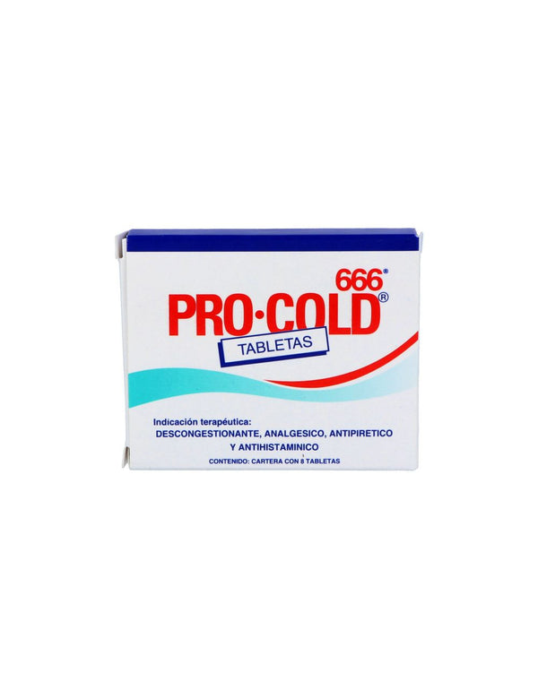 PRO-COLD 666 8 TAB S – Farma Leal