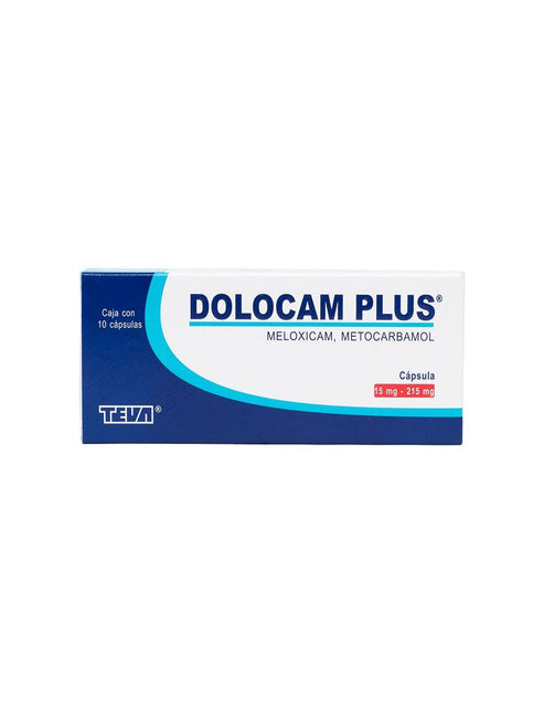 DOLOCAM-PLUS 15/215MG 10 CAPS – Farma Leal