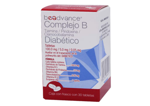 COMPLEJO B DIAB 30 TAB 100/5/.05MG – Farma Leal