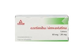 EZETIMIBA SIMVASTATINA TAB. 10/20 MG. CAJA C/28 – Farma Leal