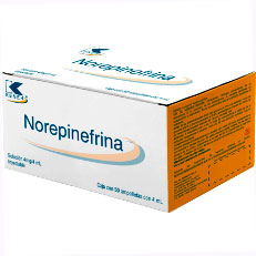 NOREPINEFRIN 4MG AMP 50X4ML – Farma Leal