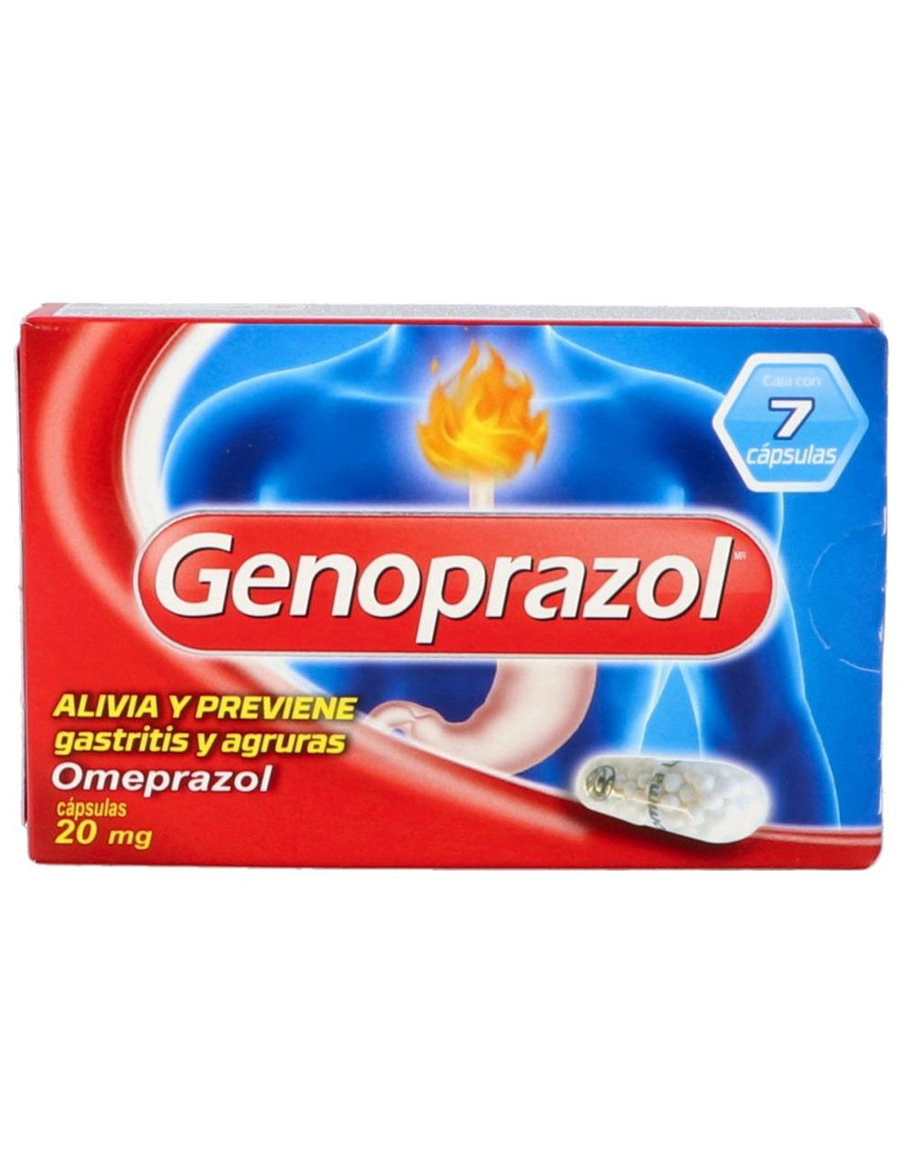 GENOPRAZOL 20MG BLISTER 7 CAPS – Farma Leal