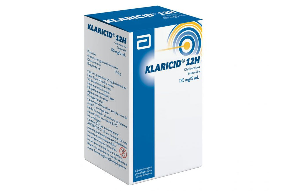 KLARICID PED 125 MG 60 ML – Farma Leal